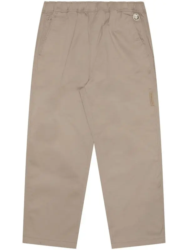 AAPE BY *A BATHING APE Straight-leg Trousers - Neutrals