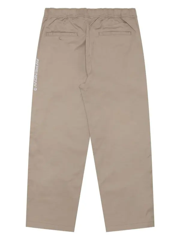 AAPE BY *A BATHING APE Straight-leg Trousers - Neutrals
