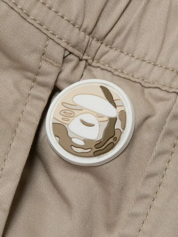 AAPE BY *A BATHING APE Straight-leg Trousers - Neutrals