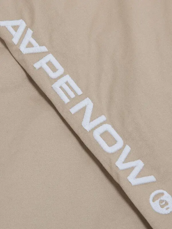 AAPE BY *A BATHING APE Straight-leg Trousers - Neutrals