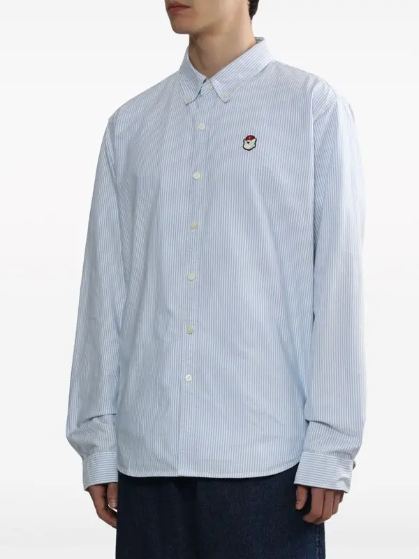 CHOCOOLATE Pinstripe-pattern Cotton Shirt