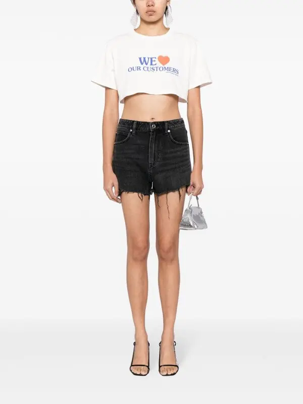 Alexander Wang Bite Denim Shorts