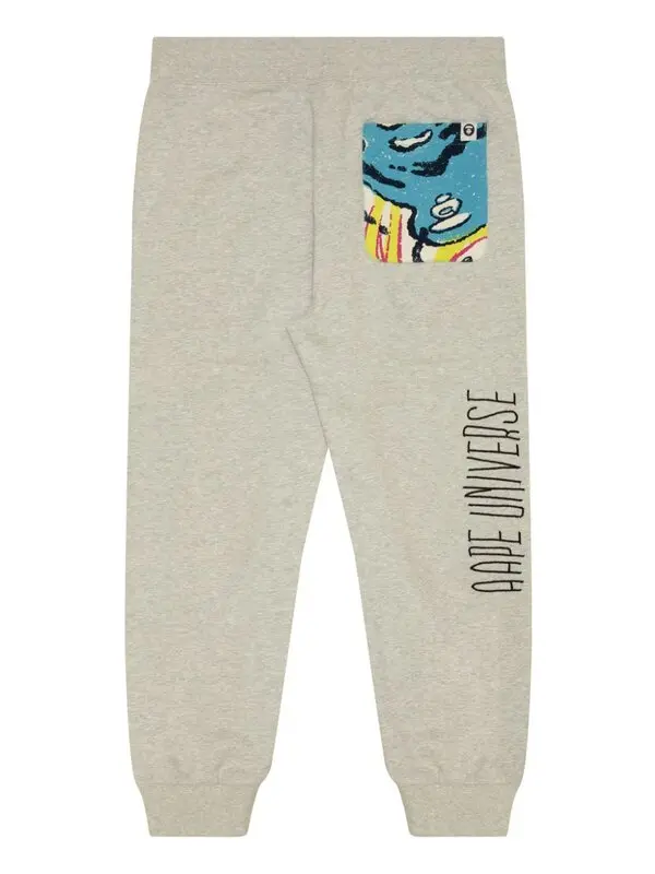 AAPE BY *A BATHING APE Logo-embroidered Track Pants