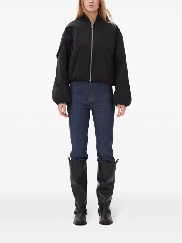 GANNI Drop-shoulder Bomber Jacket