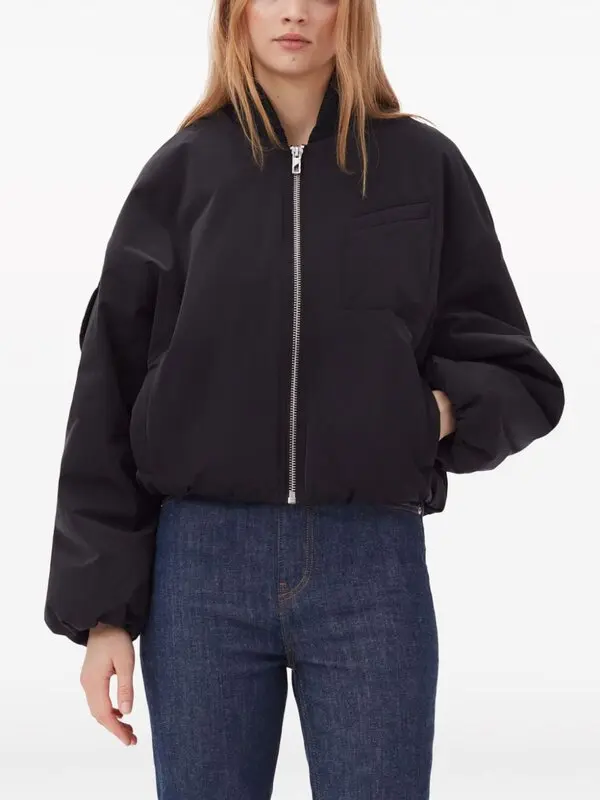 GANNI Drop-shoulder Bomber Jacket