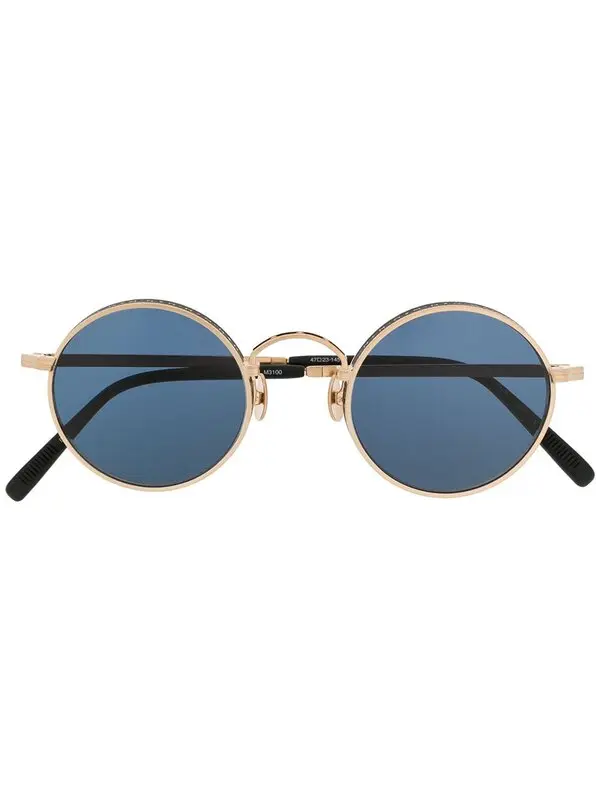 Matsuda Round-frame Sunglasses - Gold