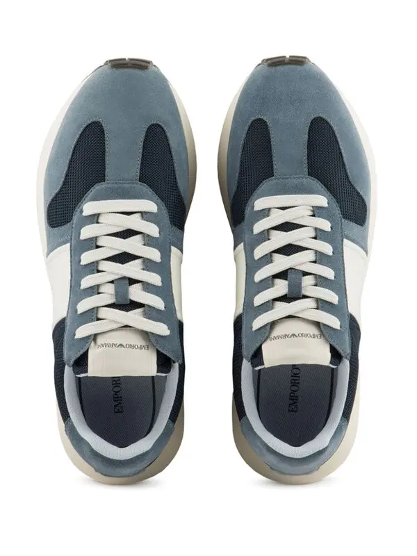 Emporio Armani Colour-block Low-top Sneakers