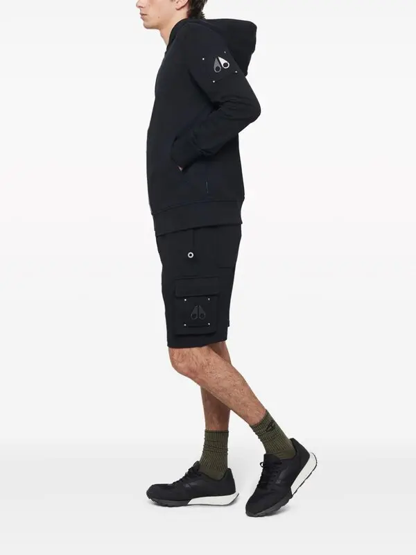 Moose Knuckles Hartsfield Track Shorts - Black