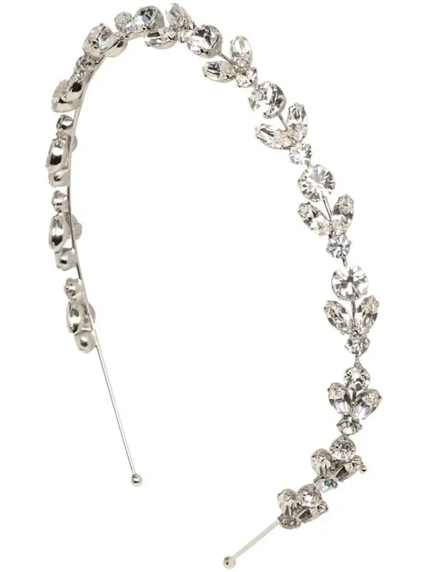 JENNIFER BEHR Kyra Crystal Headband - Silver