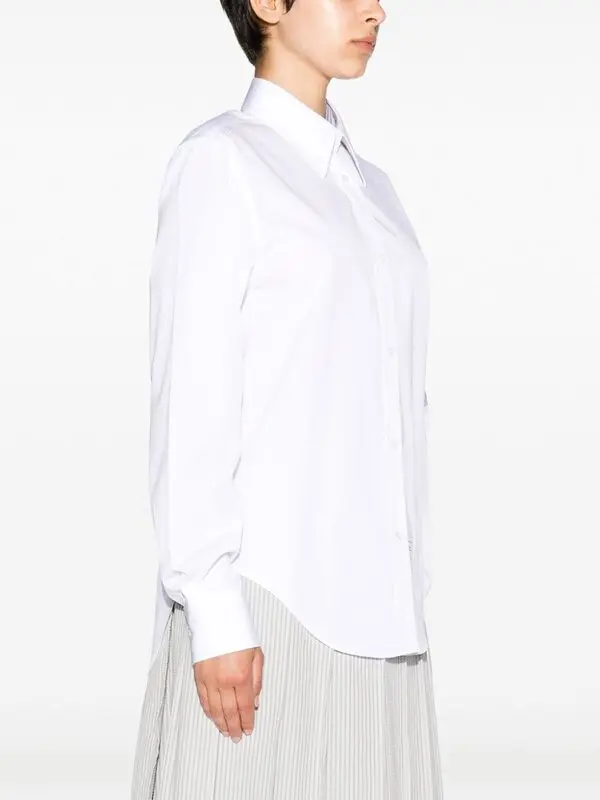 Thom Browne 4-bar Cotton Poplin Shirt