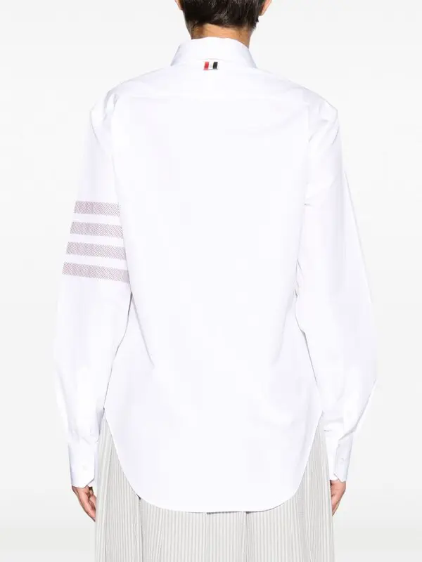 Thom Browne 4-bar Cotton Poplin Shirt