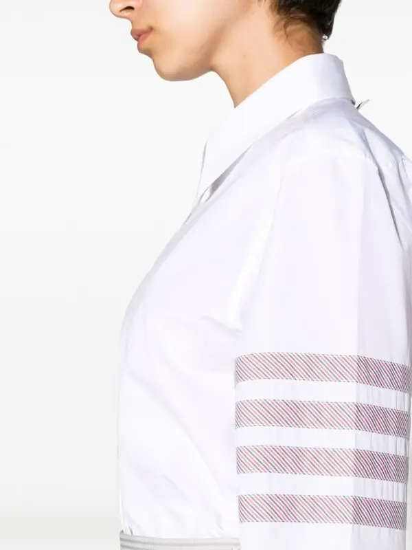 Thom Browne 4-bar Cotton Poplin Shirt