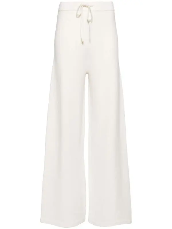 YVES SALOMON Wide-leg Knit Trousers