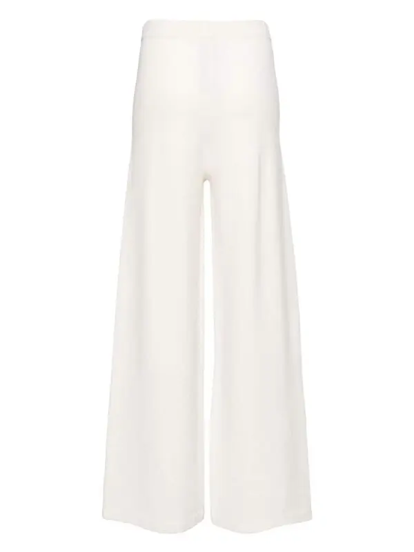 YVES SALOMON Wide-leg Knit Trousers