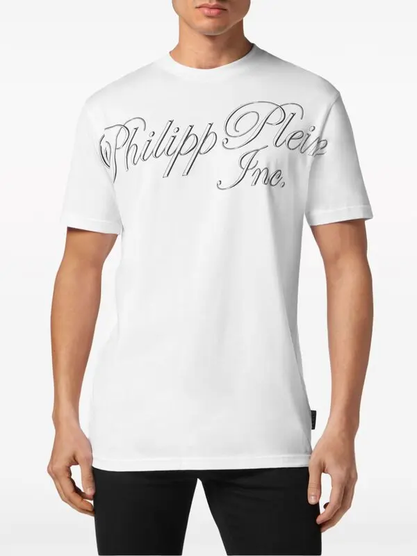 Philipp Plein Logo-print Cotton T-shirt - White