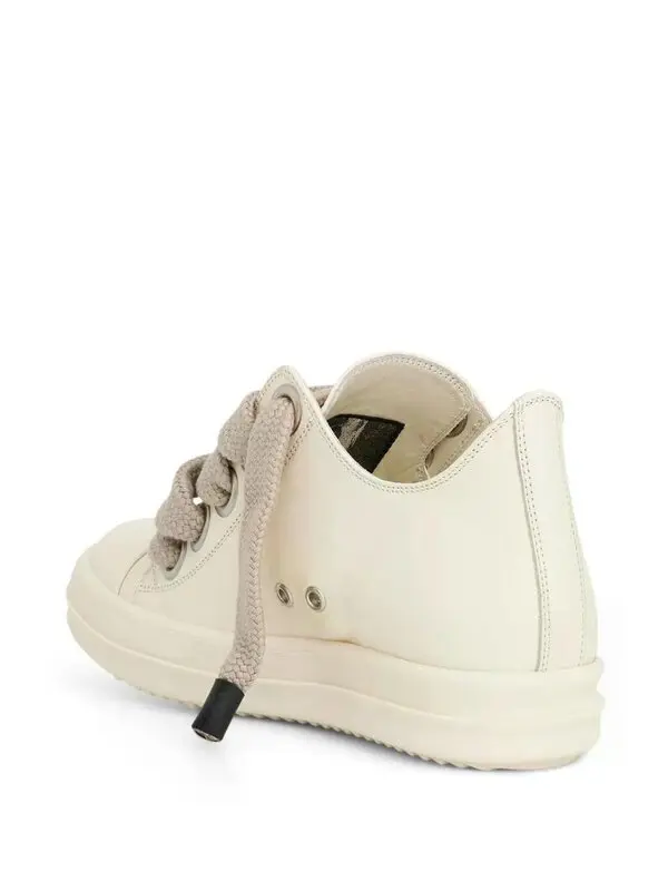 Rick Owens Leather Lace-up Sneakers