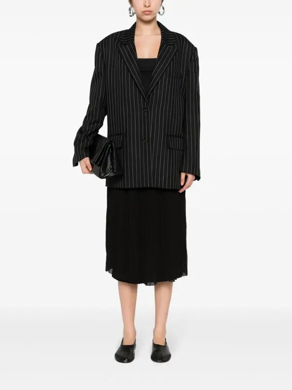 Fabiana Filippi Plissé Midi Skirt