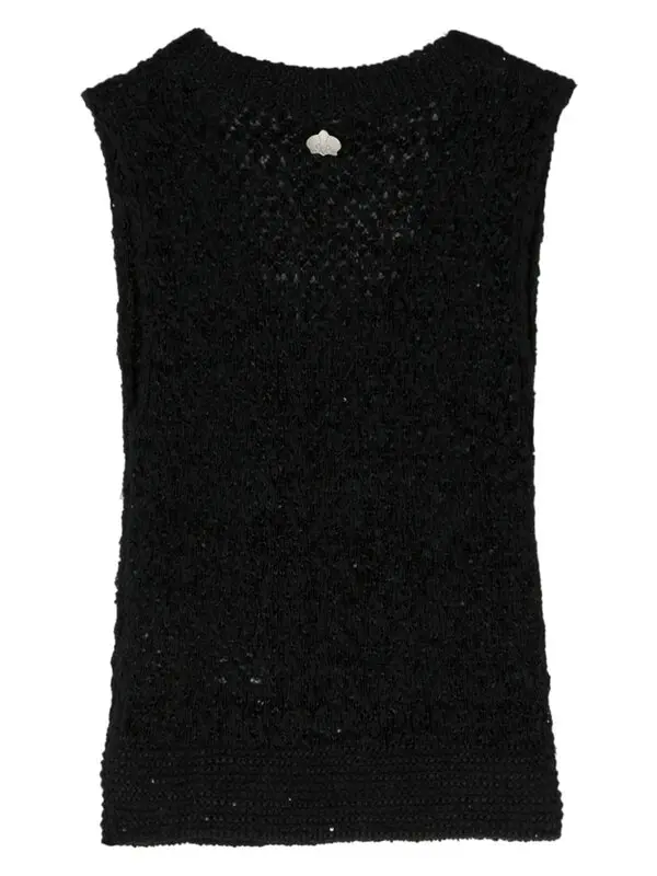 GENNY Sequined Knit Top