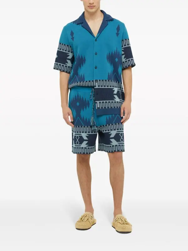 Alanui Icon Piquet Bermuda Shorts