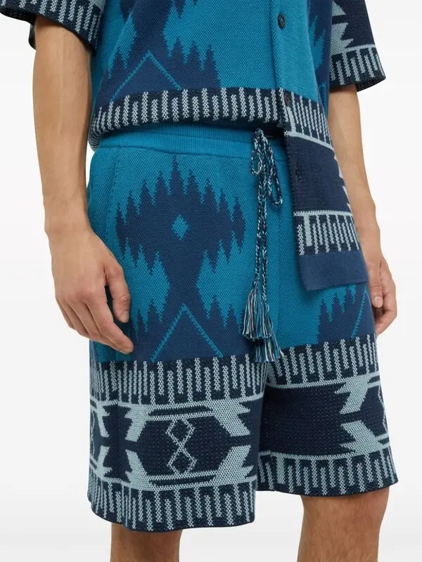 Alanui Icon Piquet Bermuda Shorts