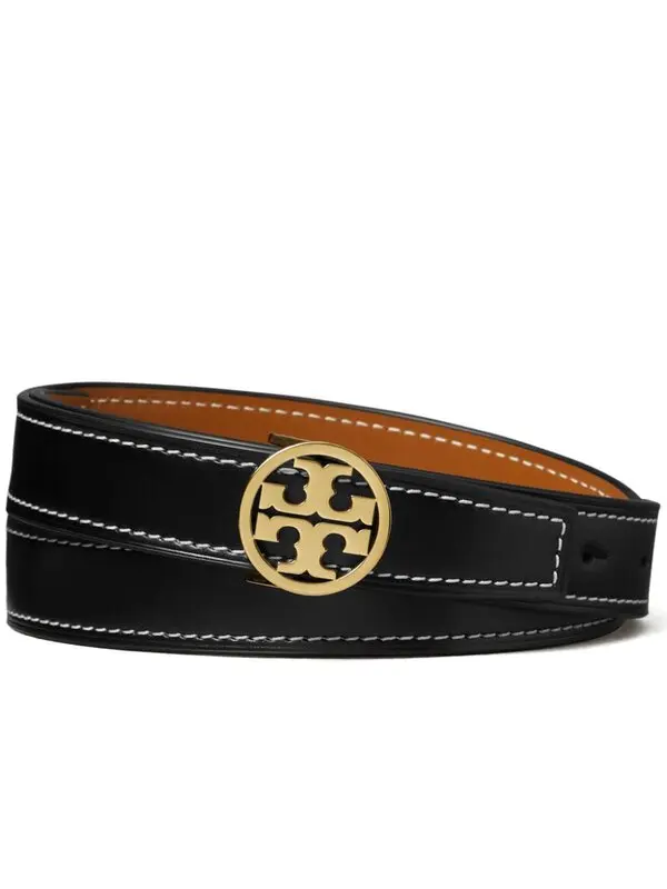 Tory Burch Miller Reversible Belt - Black