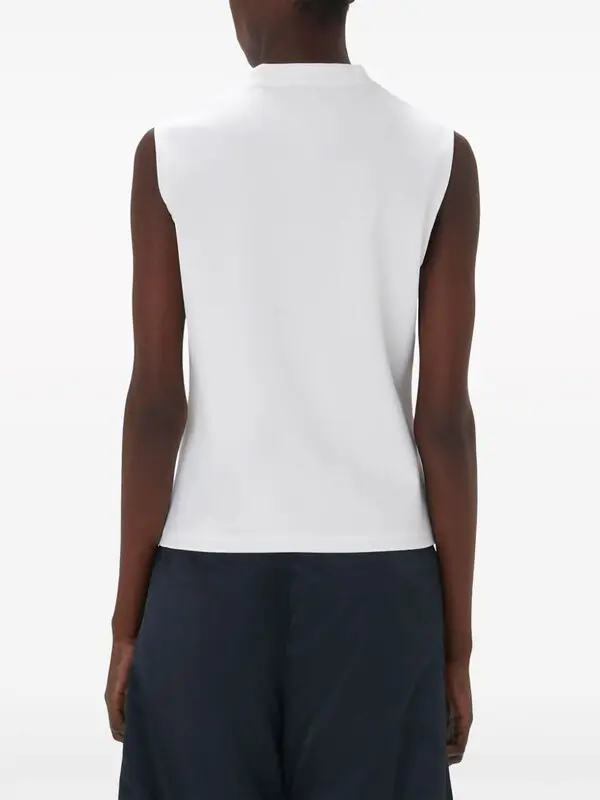 JW Anderson Logo-embroidered Tank Top - White