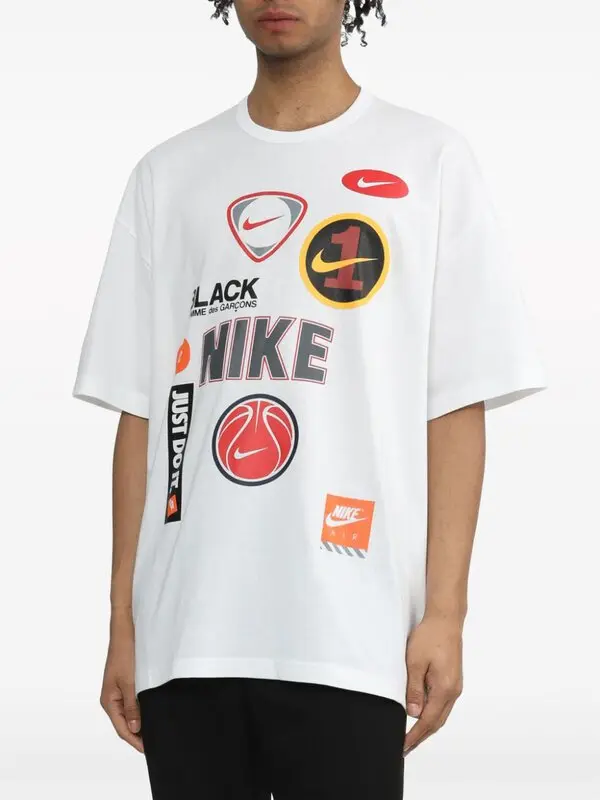 Comme Des Garçons X Nike Logo-print T-shirt