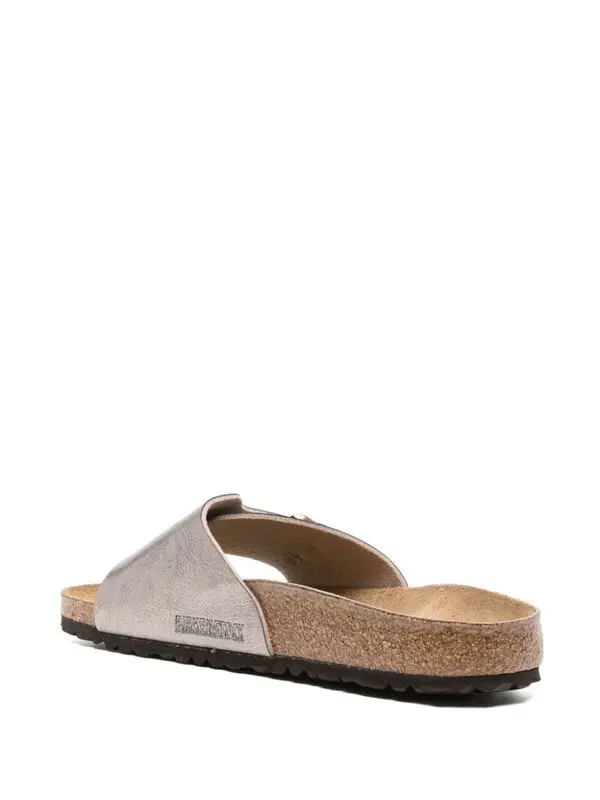 BIRKENSTOCK Catalina Metallic Leather Sandals - Gold