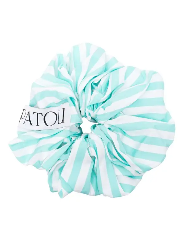 PATOU Large Cotton Scrunchie - Green
