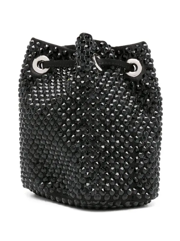 Prada Rhinestoned Satin Mini Bag