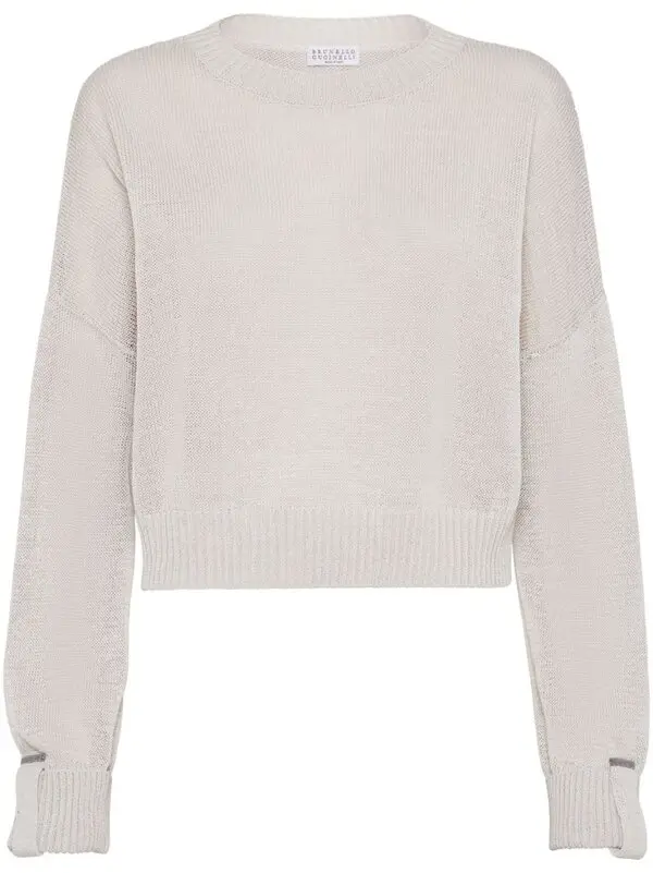 Brunello Cucinelli Open-knit Cotton Jumper