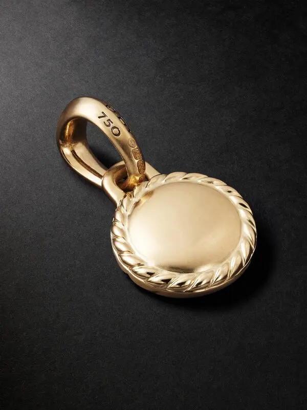 David Yurman 18-karat Sapphire Evil Eye Pendant - Gold
