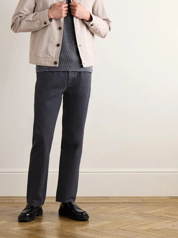 Mr P. Straight-leg Organic Selvedge Jeans