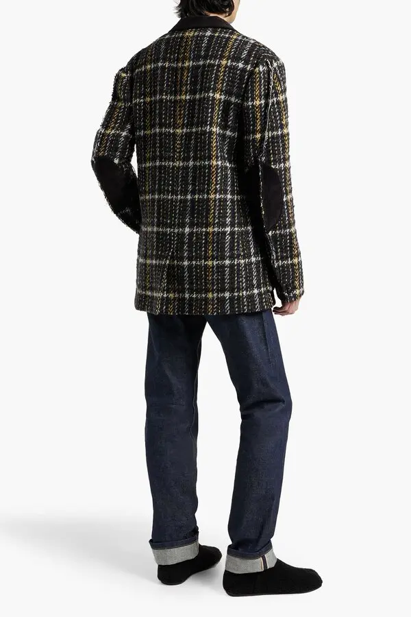 Marni Checked Woolblend Tweed Blazer
