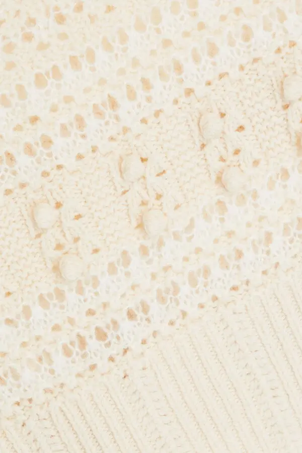 Rag & Bone Pointelle-knit Wool-blend Sweater