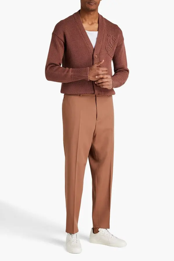 JIL SANDER Tapered Wooltwill Pants
