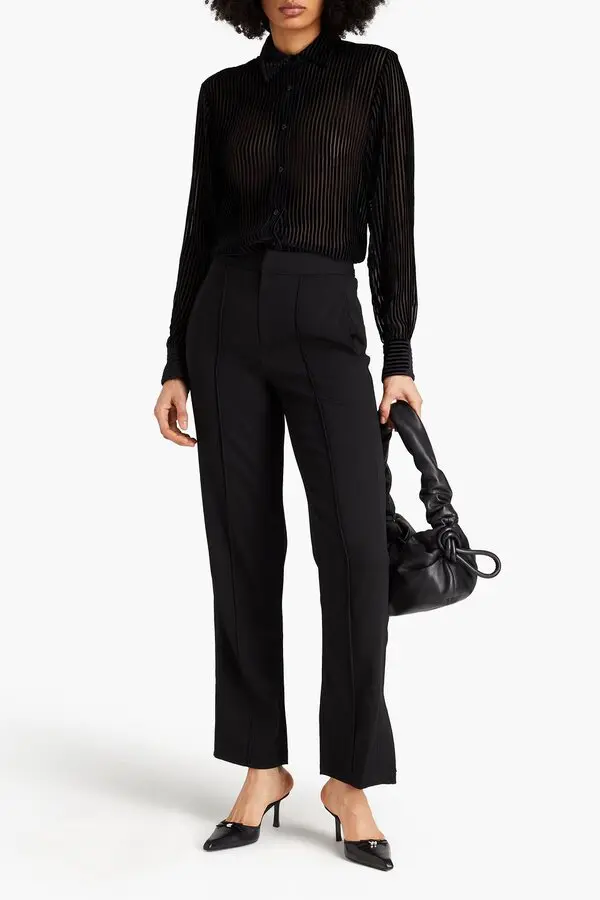 Rag & Bone Cameron Crepe Straight-leg Pants