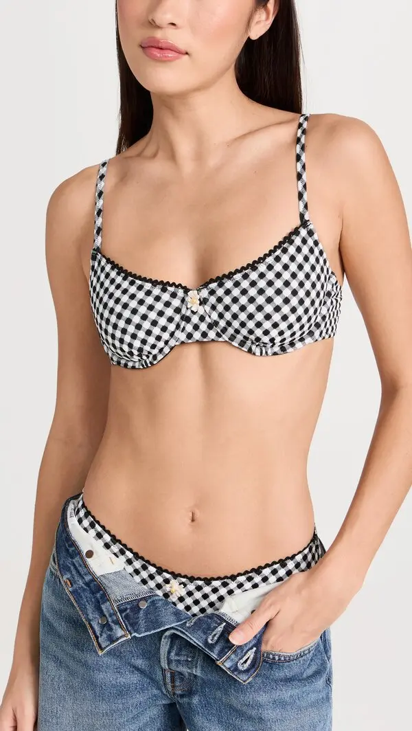 Solid & Striped The Daphne Gingham Top
