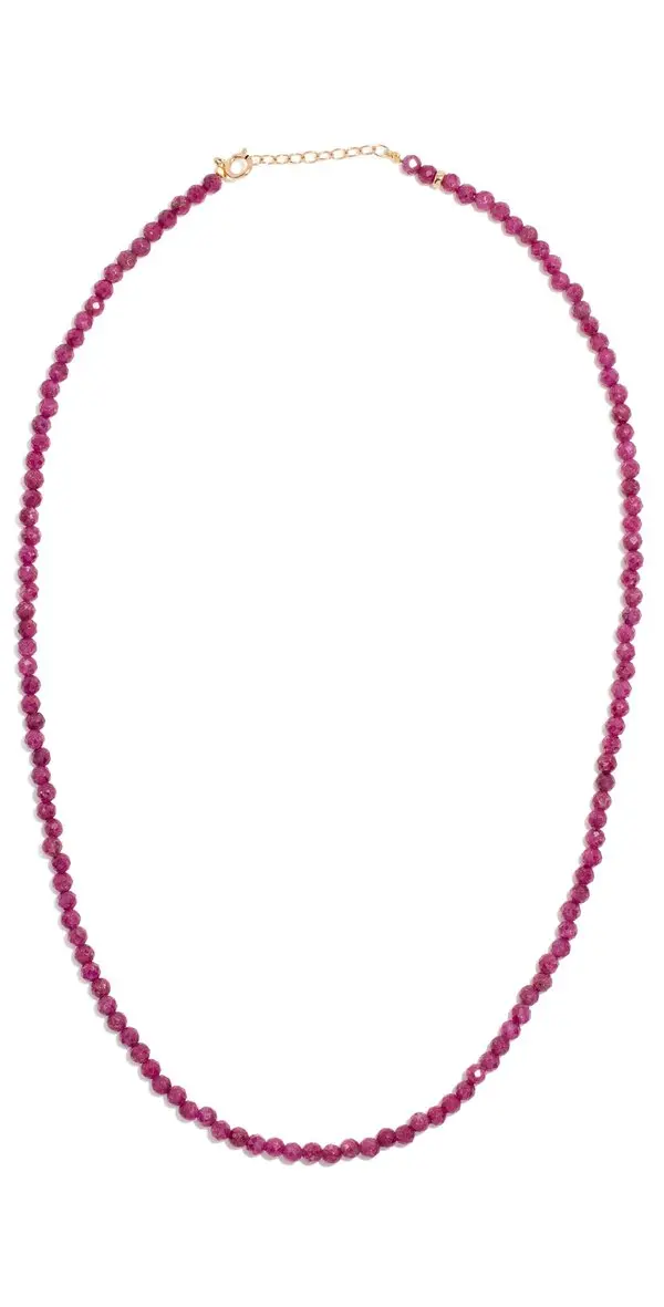 Jia Jia July Beaded Necklace - Ruby