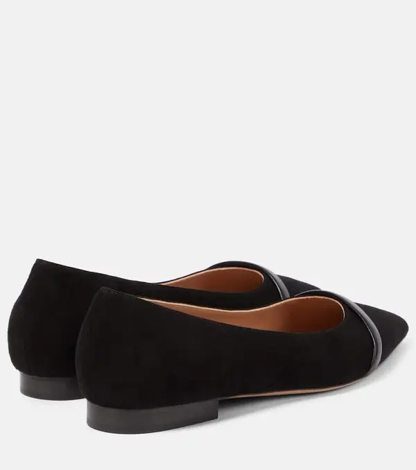 MALONE SOULIERS Jhene Leather Ballet Flats