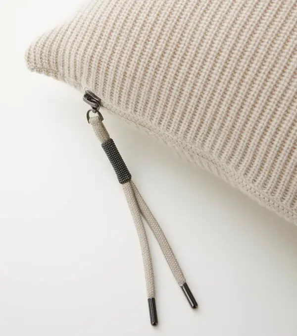 Brunello Cucinelli Cashmere Cushion - Brown