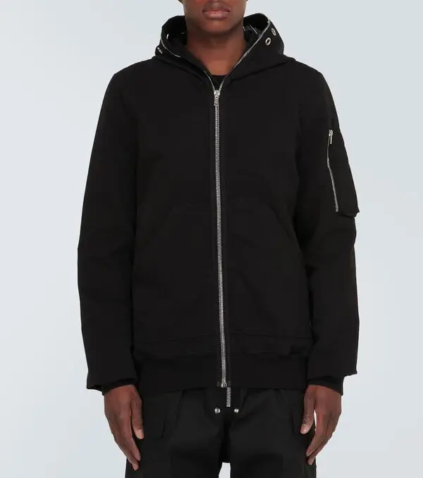 Rick Owens Cotton Bomber Jacket