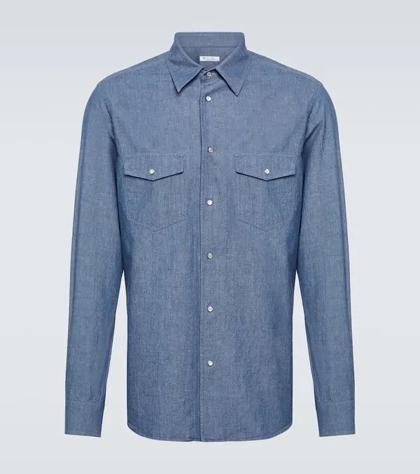 Loro Piana Thomas Denim Shirt