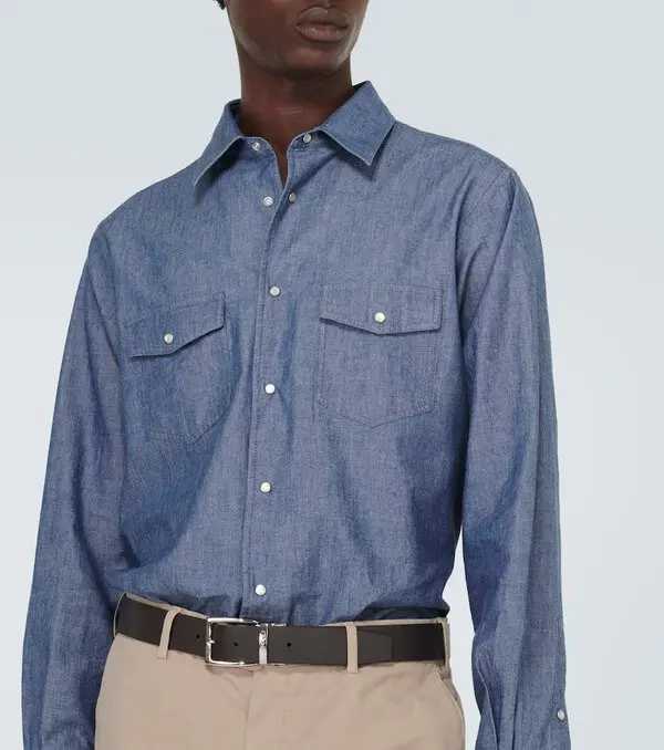Loro Piana Thomas Denim Shirt