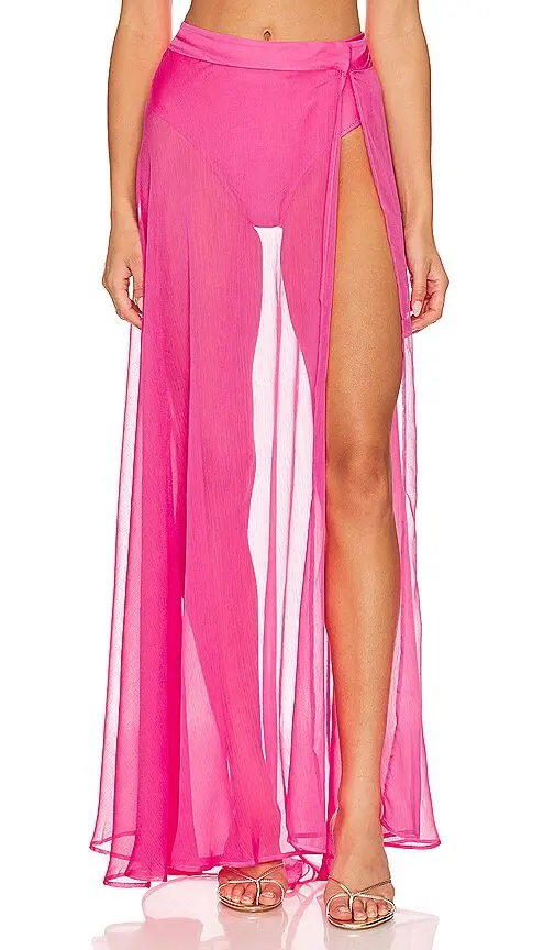 SHANI SHEMER Alaia Maxi Slit Skirt