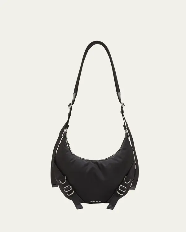 Givenchy Voyou Nylon Crossbody Bag - Black