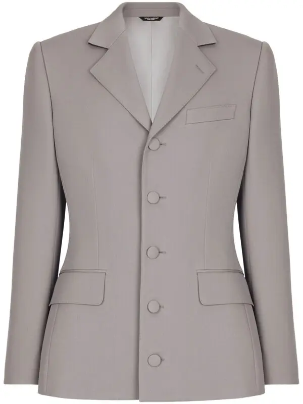 Dolce & Gabbana Single-breasted Wool Blazer