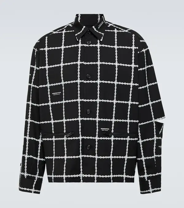 Undercover Printed Wool-blend Overshirt