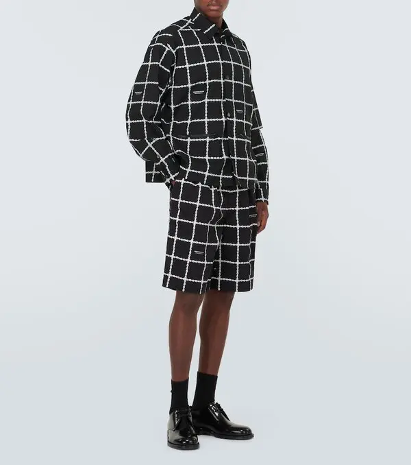 Undercover Printed Wool-blend Overshirt