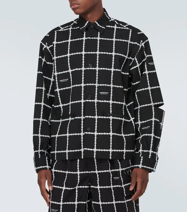 Undercover Printed Wool-blend Overshirt